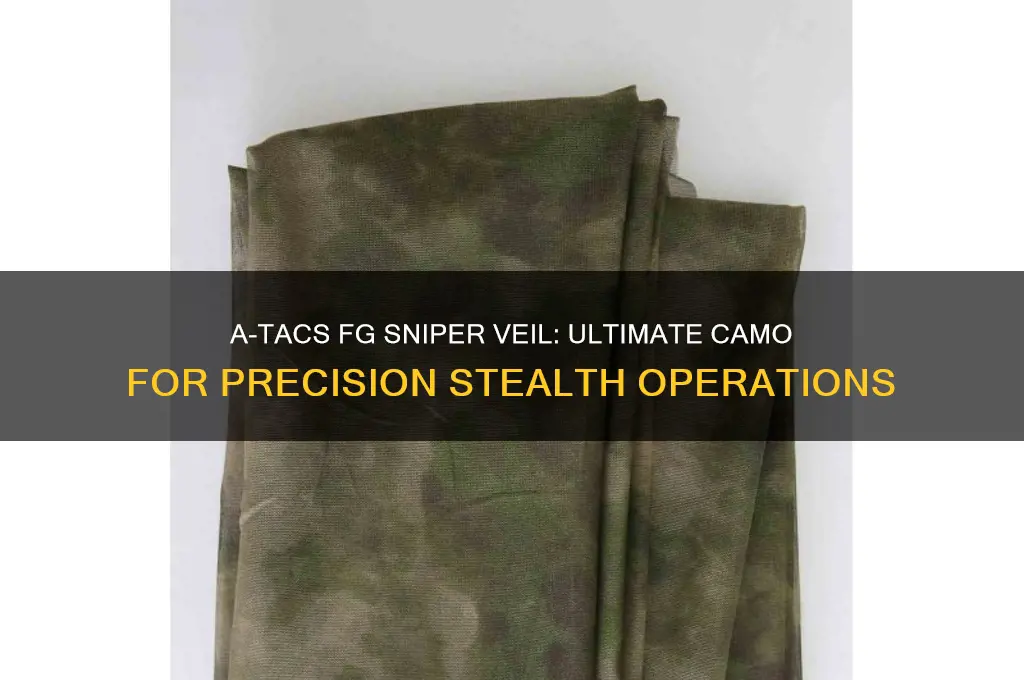A-Tacs Fg Sniper Veil: Ultimate Camo For Precision Stealth Operations ...
