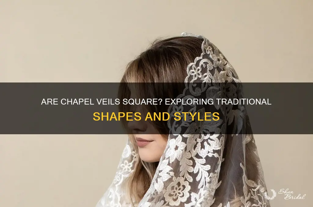 Are Chapel Veils Square? Exploring Traditional Shapes And Styles ...