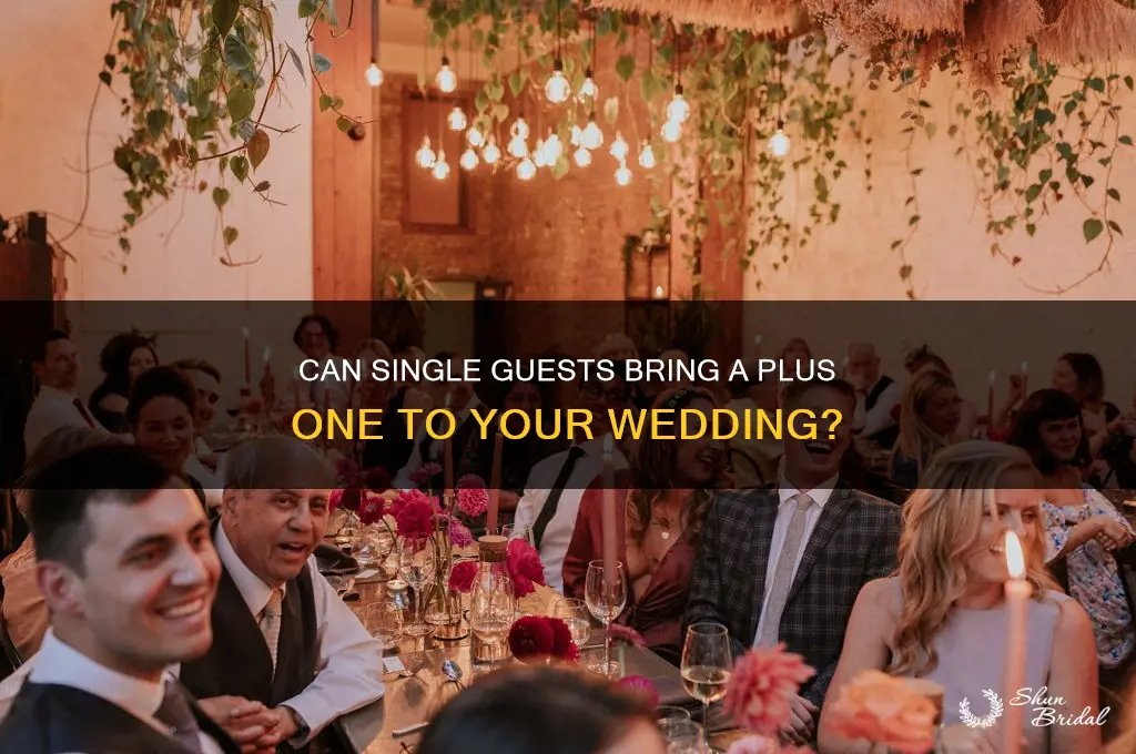 Can Single Guests Bring A Plus One To Your Wedding? | ShunBridal