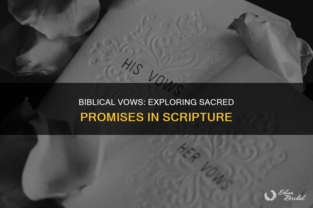 Biblical Vows: Exploring Sacred Promises In Scripture | ShunBridal