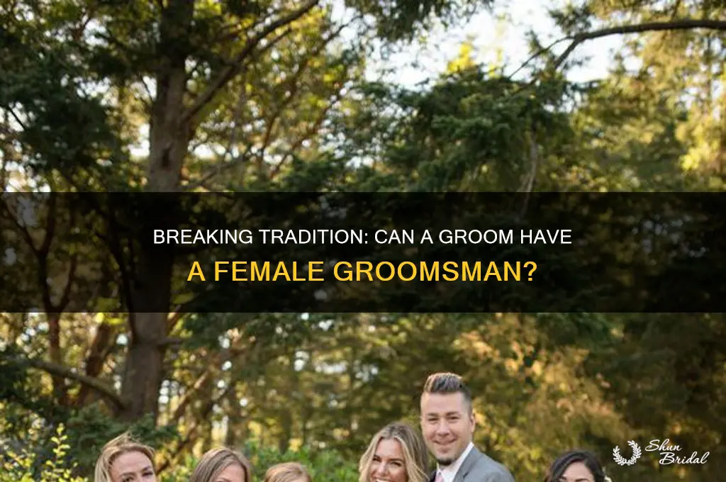 Breaking Tradition: Can A Groom Have A Female Groomsman? | ShunBridal