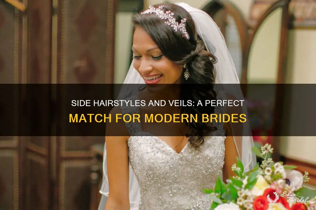 Side Hairstyles And Veils: A Perfect Match For Modern Brides | ShunBridal