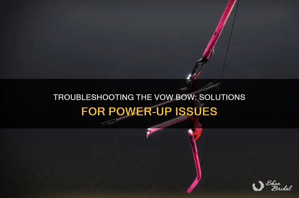 Troubleshooting The Vow Bow: Solutions For Power-Up Issues | ShunBridal