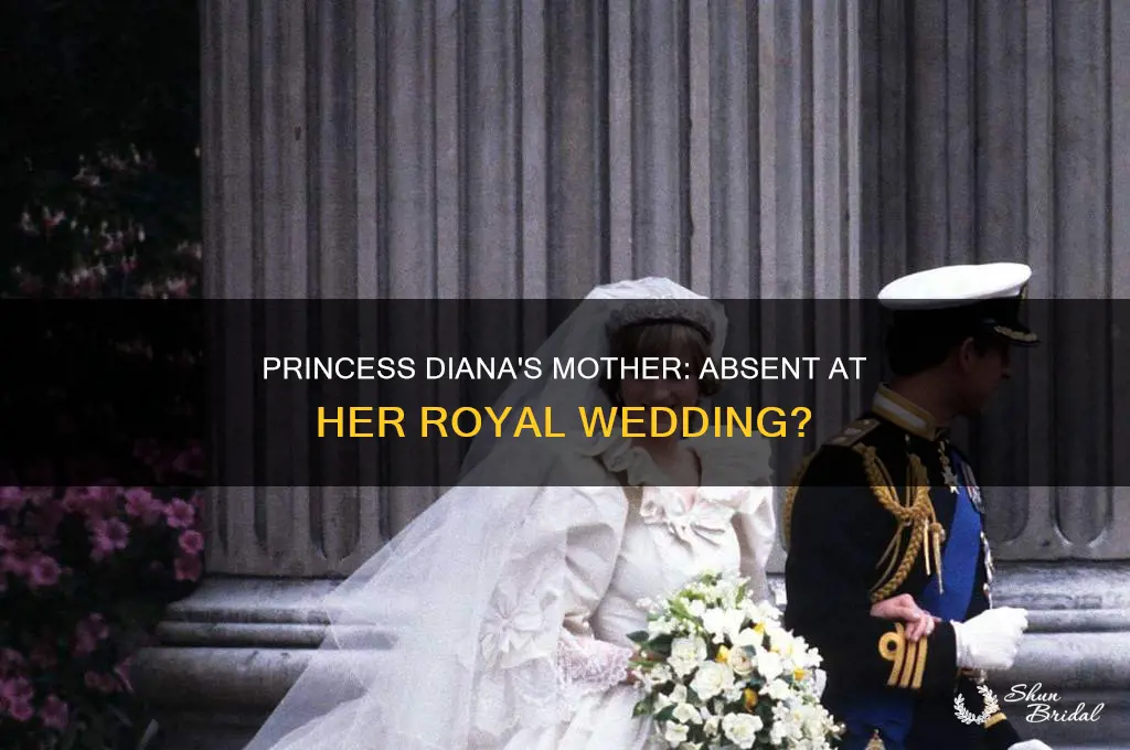 Princess Diana's Mother: Absent At Her Royal Wedding? | ShunBridal