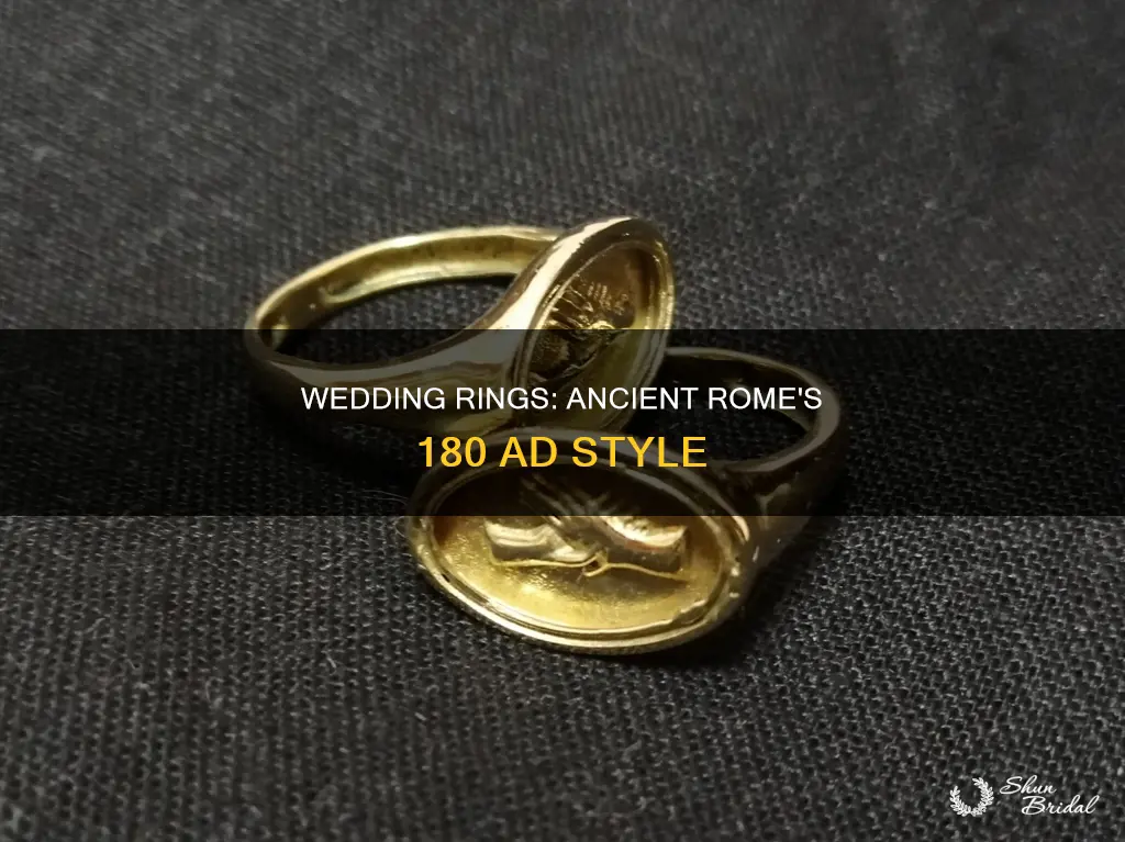 Wedding Rings: Ancient Rome's 180 Ad Style | ShunBridal