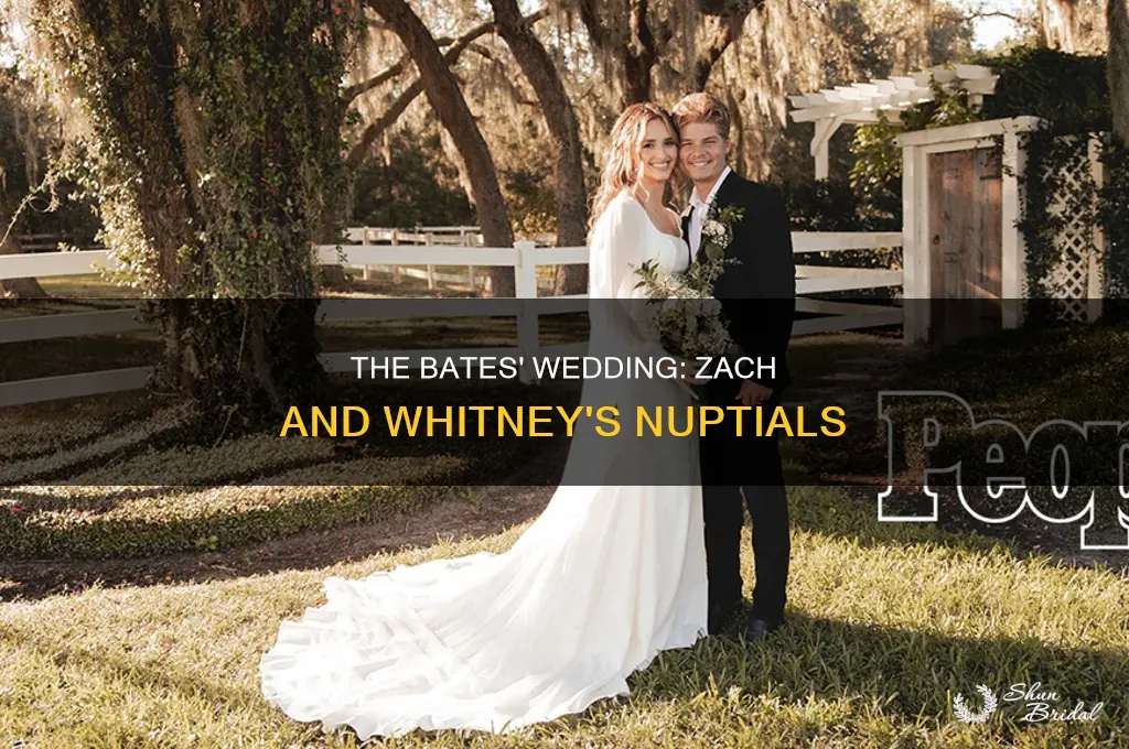 The Bates' Wedding: Zach And Whitney's Nuptials | ShunBridal