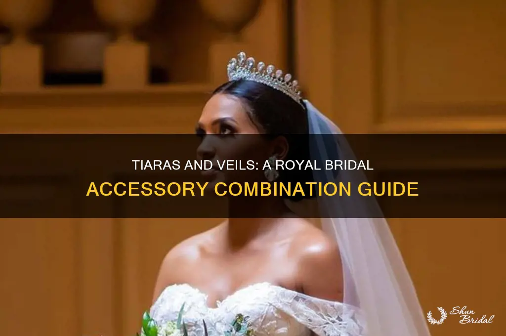 Tiaras And Veils: A Royal Bridal Accessory Combination Guide | ShunBridal
