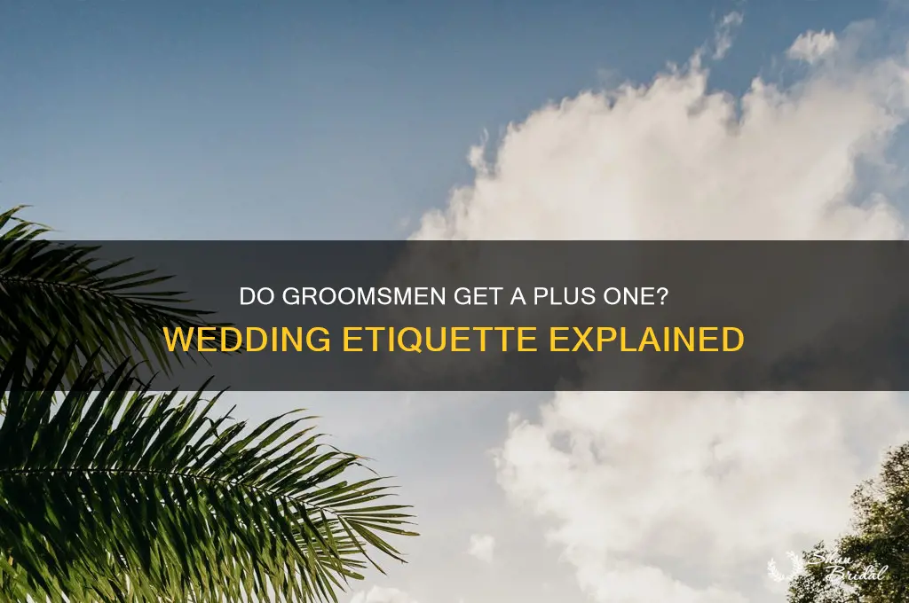 Do Groomsmen Get A Plus One? Wedding Etiquette Explained | ShunBridal