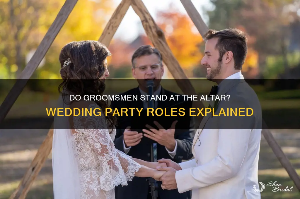 Do Groomsmen Stand At The Altar? Wedding Party Roles Explained | ShunBridal