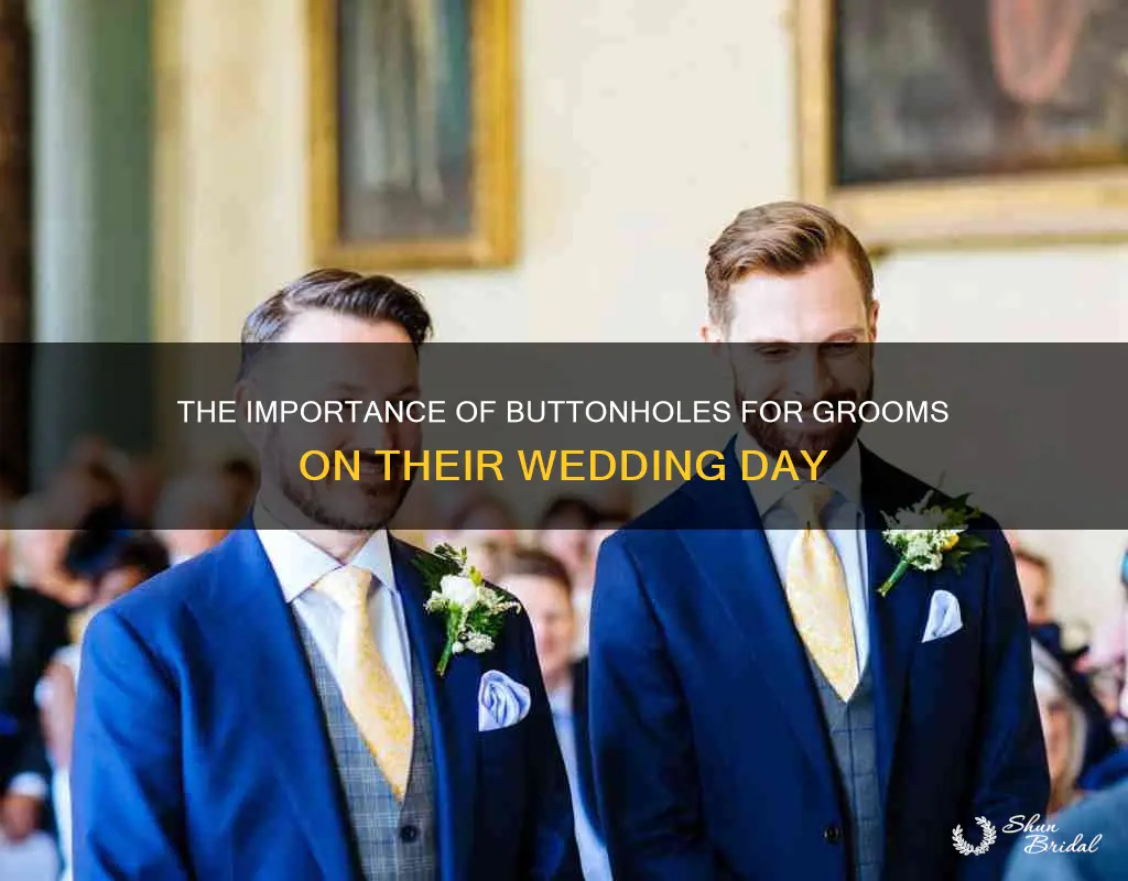 The Importance Of Buttonholes For Grooms On Their Wedding Day | ShunBridal