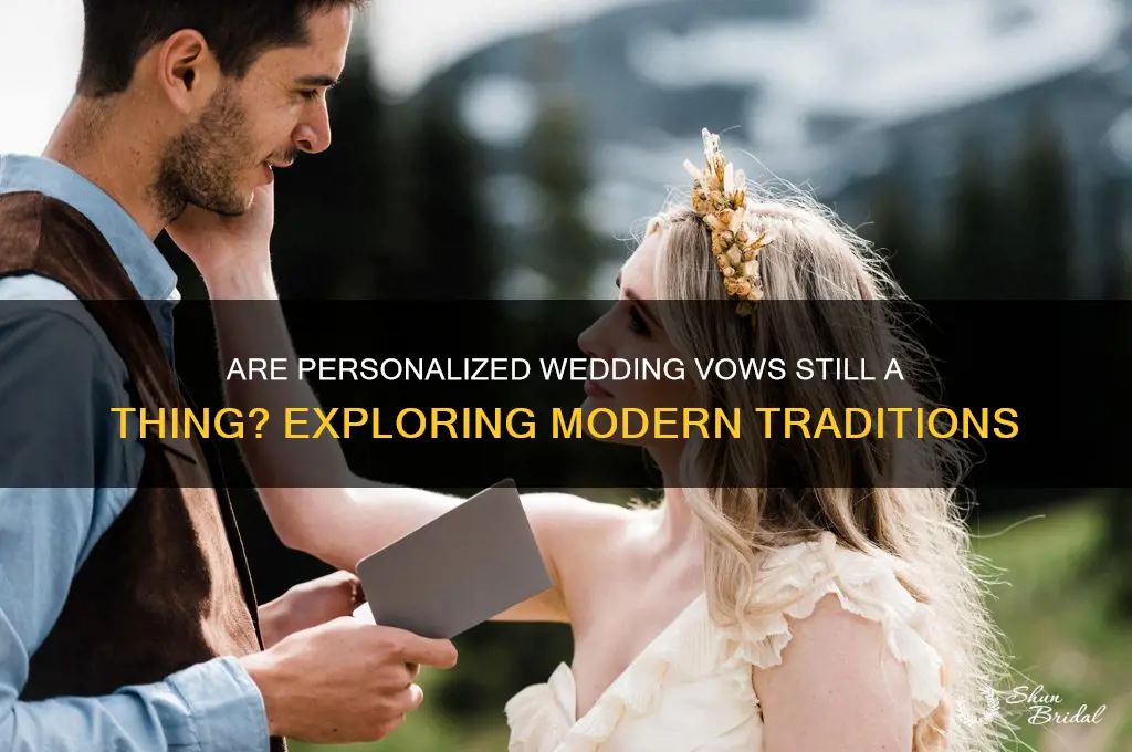 Are Personalized Wedding Vows Still A Thing? Exploring Modern ...