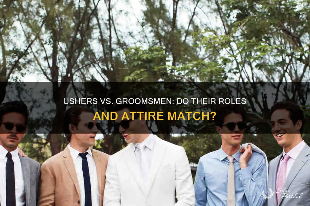 Ushers Vs. Groomsmen: Do Their Roles And Attire Match? | ShunBridal