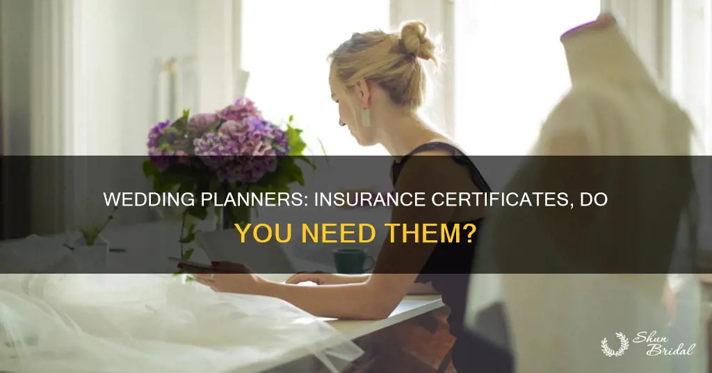 Wedding Planners: Insurance Certificates, Do You Need Them? | ShunBridal