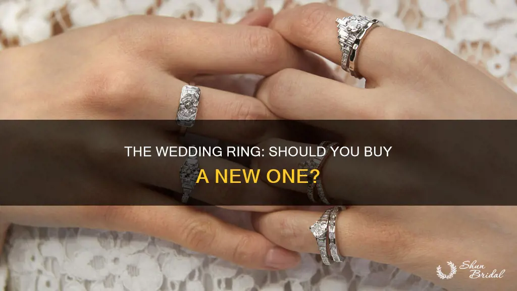 The Wedding Ring: Should You Buy A New One? | ShunBridal