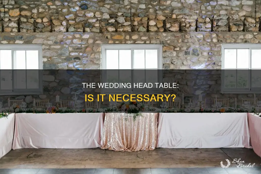The Wedding Head Table: Is It Necessary? | ShunBridal