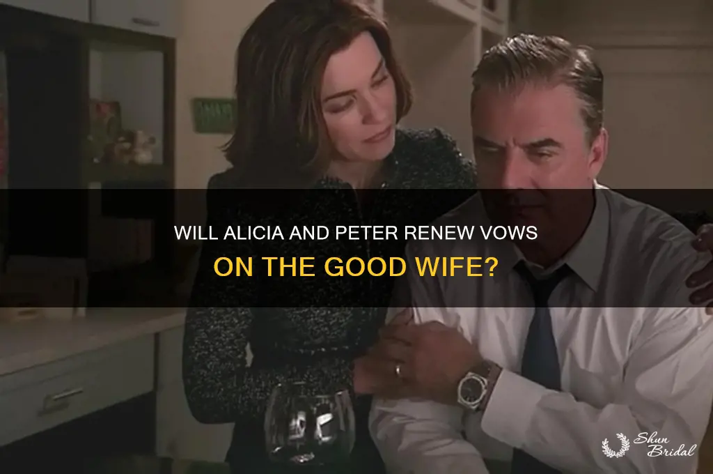 Will Alicia And Peter Renew Vows On The Good Wife? | ShunBridal