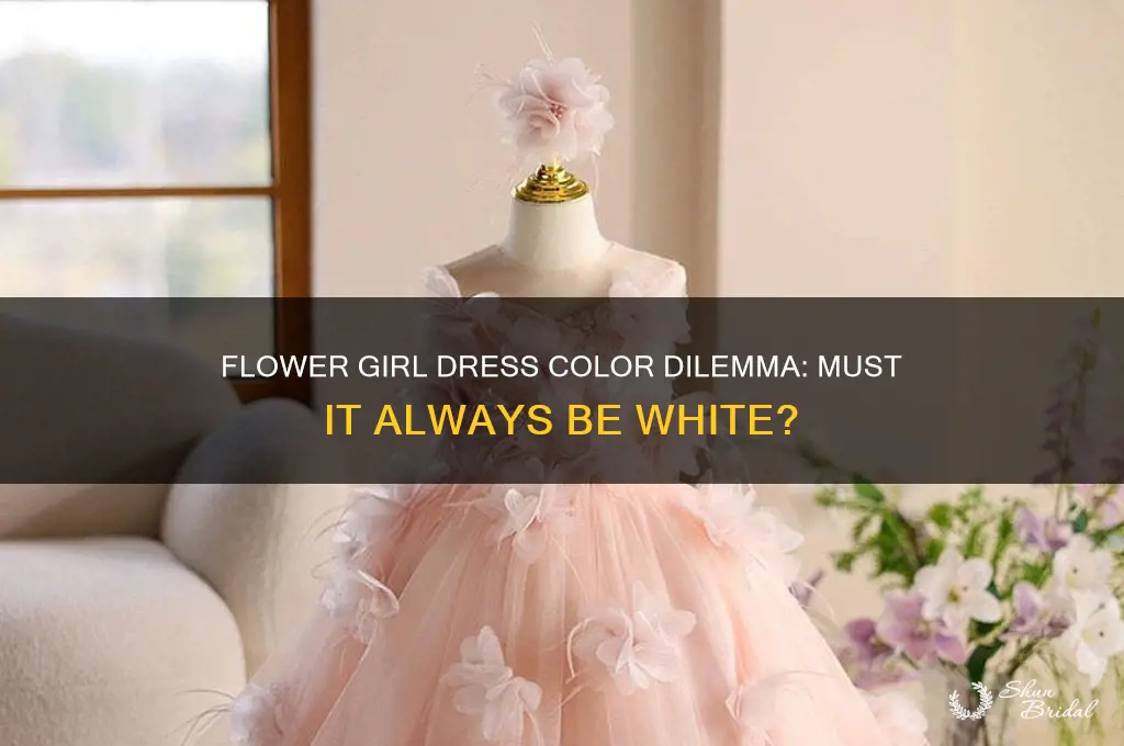 Flower Girl Dress Color Dilemma: Must It Always Be White? | ShunBridal