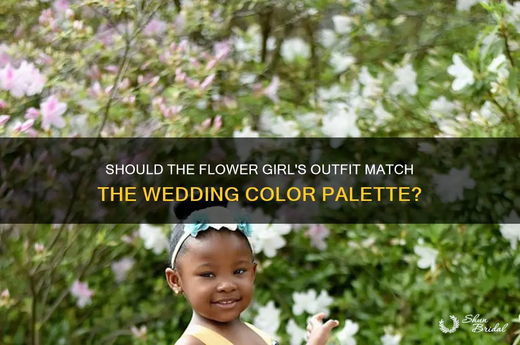 Should The Flower Girl's Outfit Match The Wedding Color Palette ...