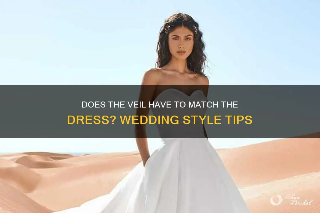 Does The Veil Have To Match The Dress? Wedding Style Tips | ShunBridal