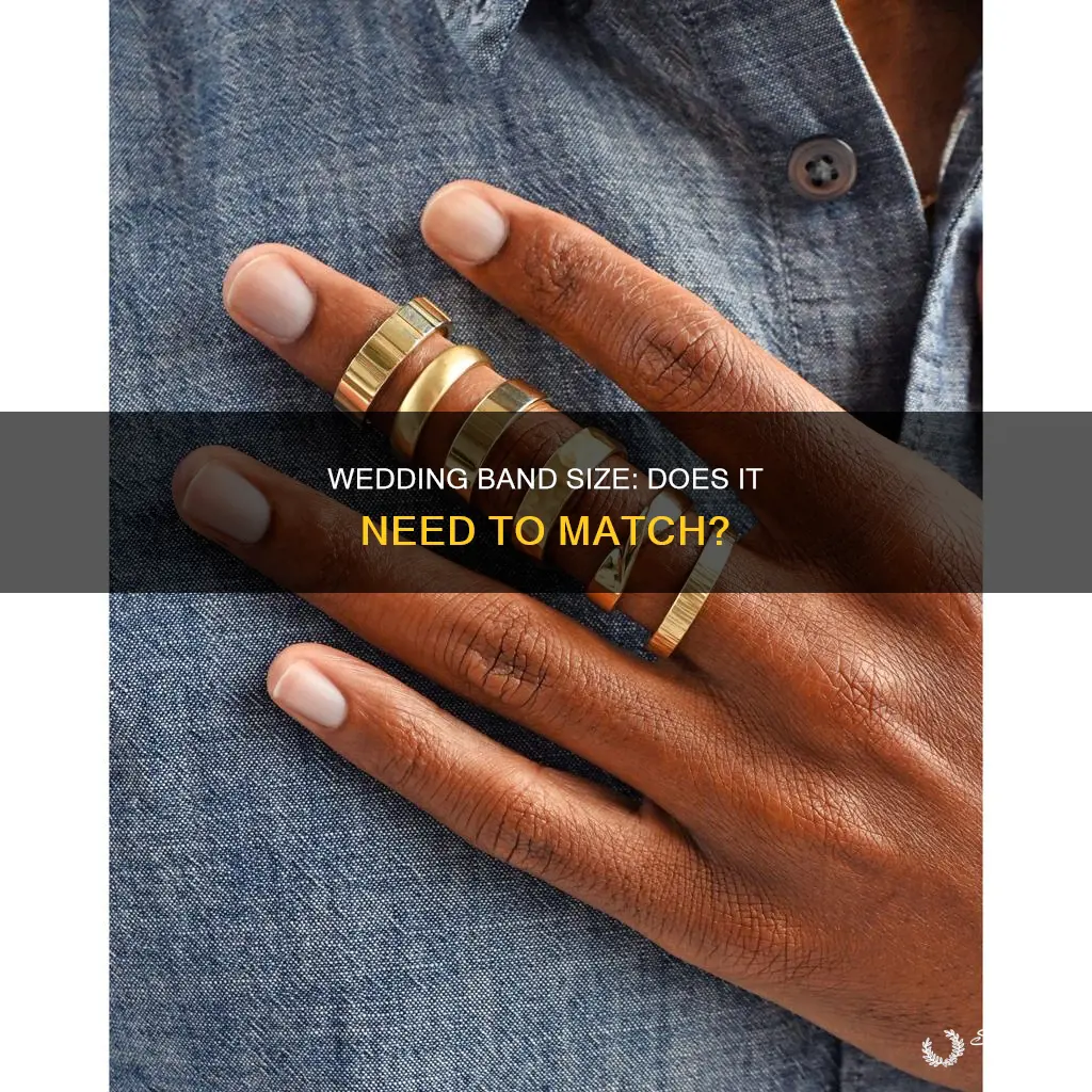 Wedding Band Size: Does It Need To Match? | ShunBridal