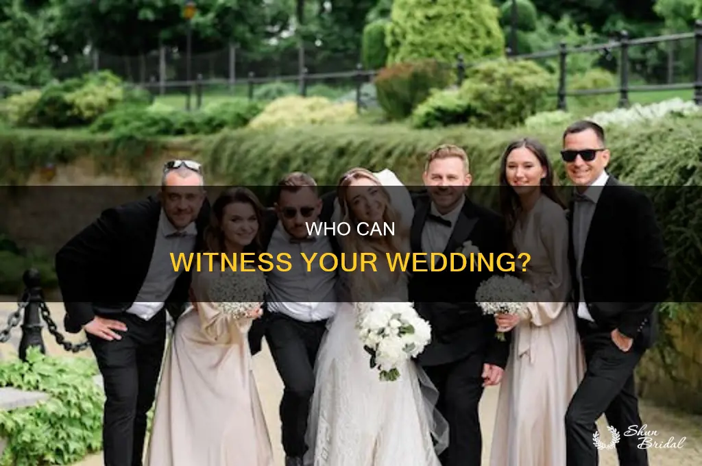 Who Can Witness Your Wedding? | ShunBridal
