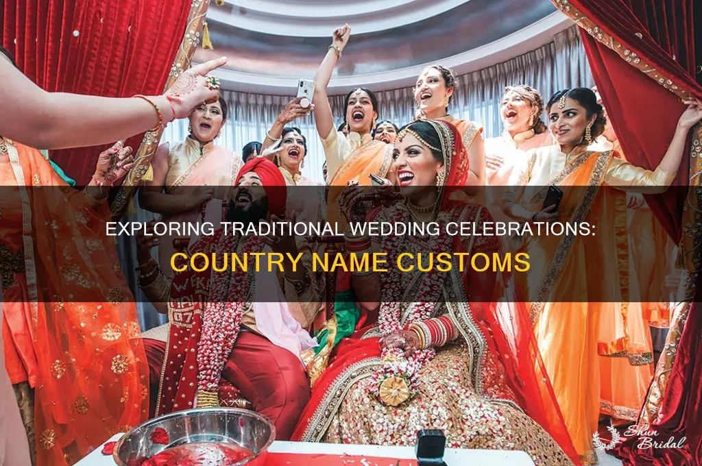 Exploring Traditional Wedding Celebrations: Country Name Customs ...