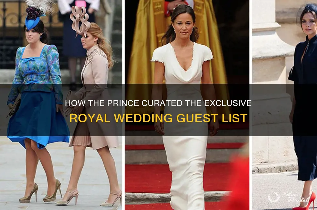 How The Prince Curated The Exclusive Royal Wedding Guest List | ShunBridal