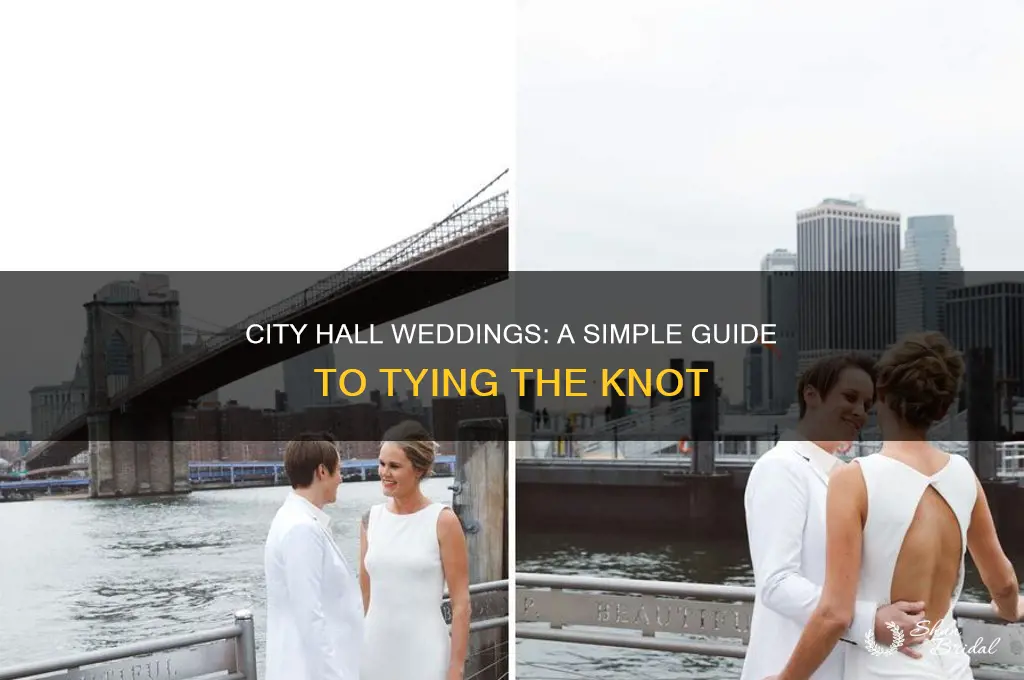 City Hall Weddings: A Simple Guide To Tying The Knot | ShunBridal