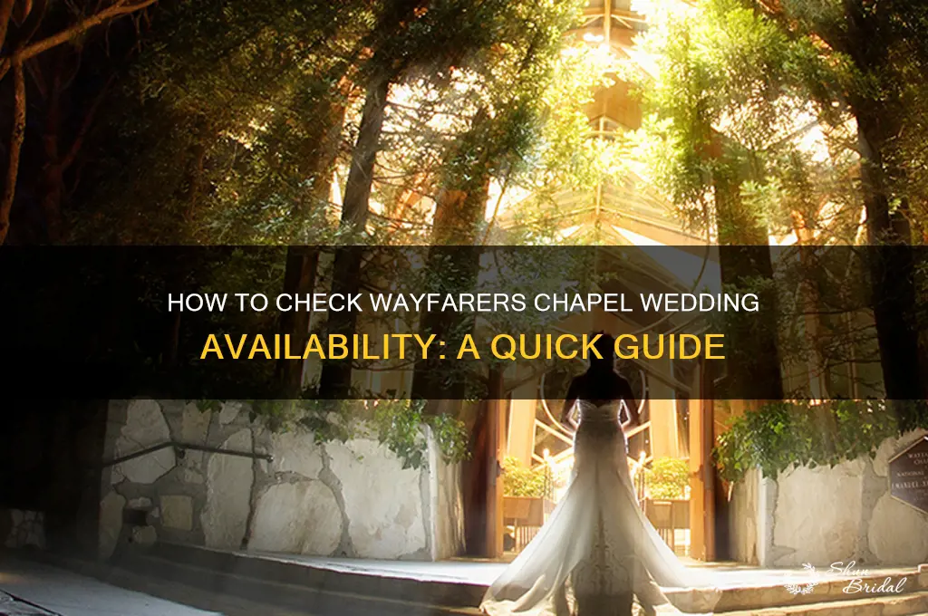 How To Check Wayfarers Chapel Wedding Availability: A Quick Guide ...