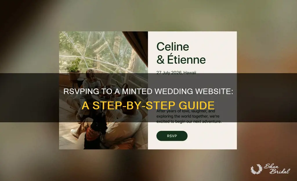 Rsvping To A Minted Wedding Website: A Step-By-Step Guide | ShunBridal