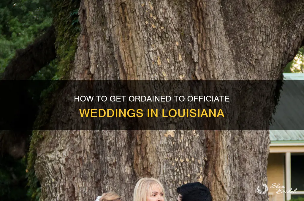 How To Get Ordained To Officiate Weddings In Louisiana | ShunBridal
