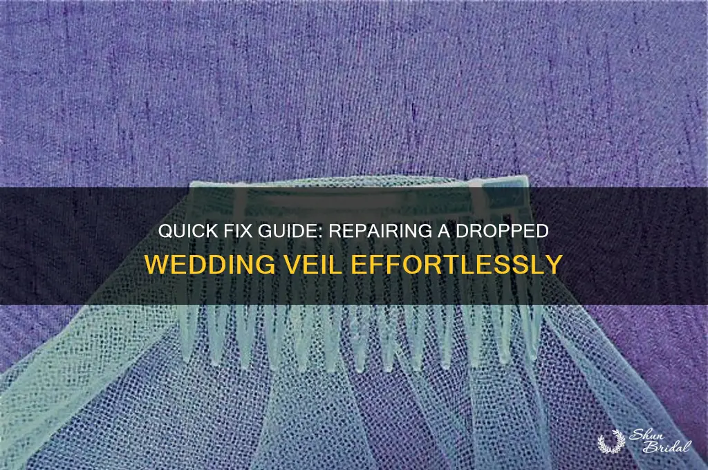 Quick Fix Guide: Repairing A Dropped Wedding Veil Effortlessly | ShunBridal