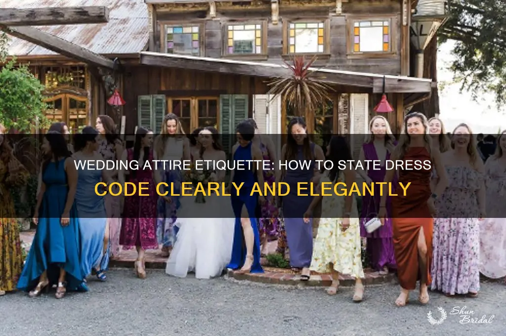Wedding Attire Etiquette: How To State Dress Code Clearly And Elegantly ...