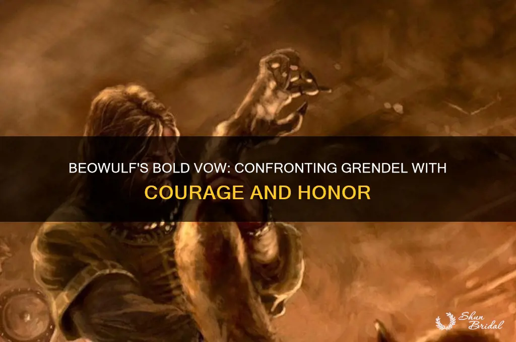Beowulf's Bold Vow: Confronting Grendel With Courage And Honor | ShunBridal