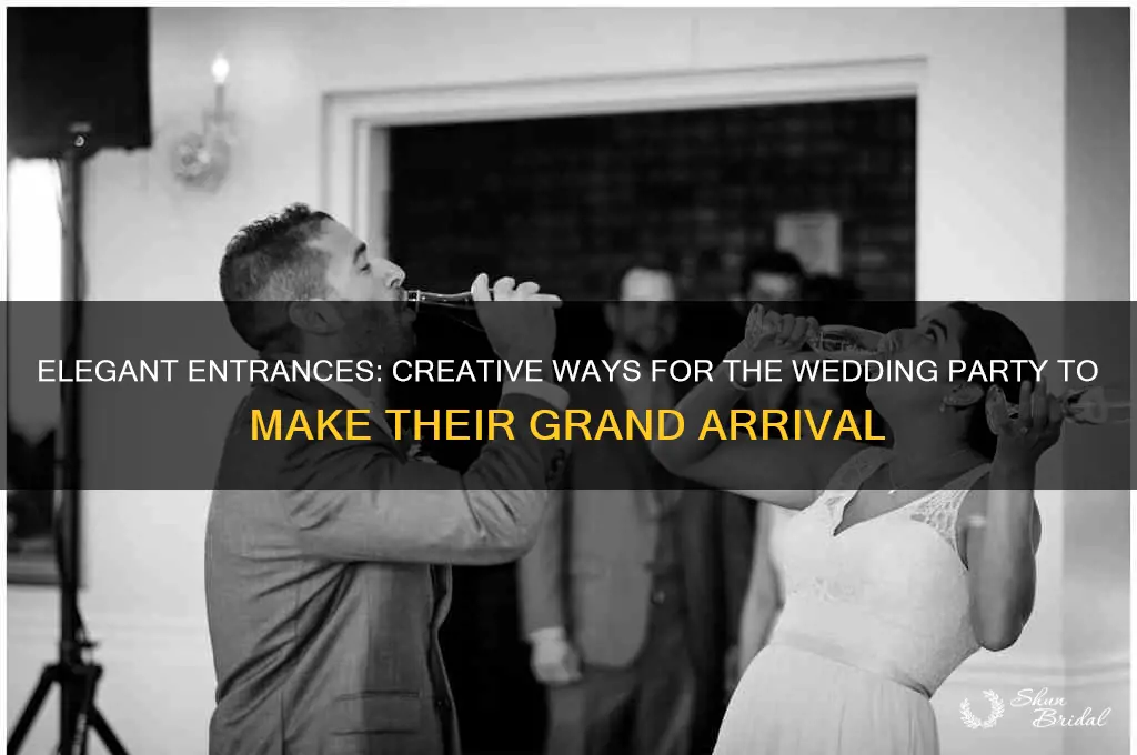 Elegant Entrances: Creative Ways For The Wedding Party To Make Their ...
