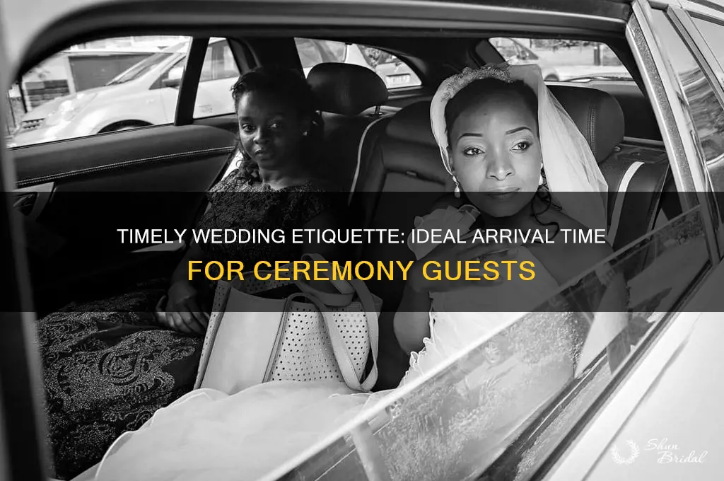 Timely Wedding Etiquette: Ideal Arrival Time For Ceremony Guests ...