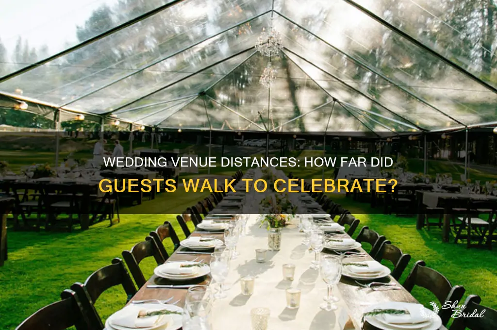 Wedding Venue Distances: How Far Did Guests Walk To Celebrate? | ShunBridal