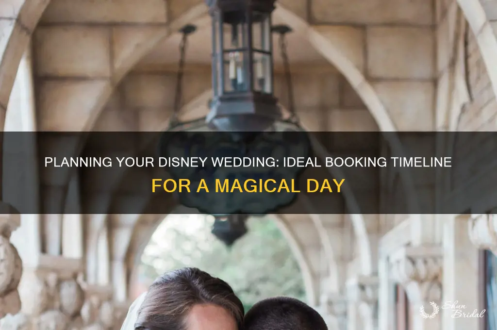 Planning Your Disney Wedding: Ideal Booking Timeline For A Magical Day ...