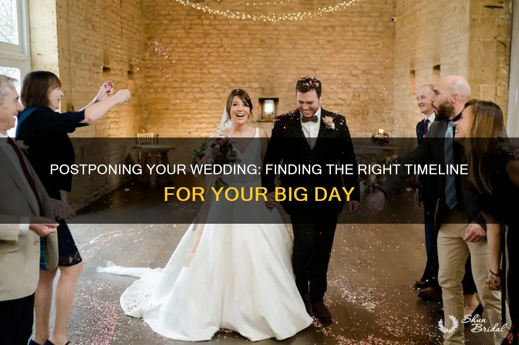 Postponing Your Wedding: Finding The Right Timeline For Your Big Day ...