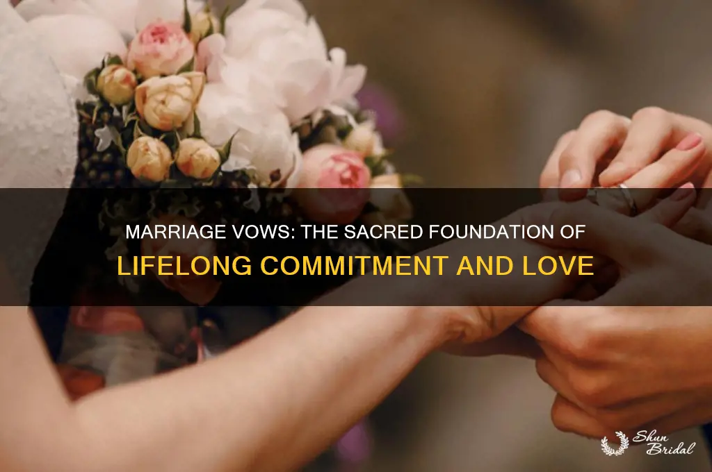 Marriage Vows: The Sacred Foundation Of Lifelong Commitment And Love ...