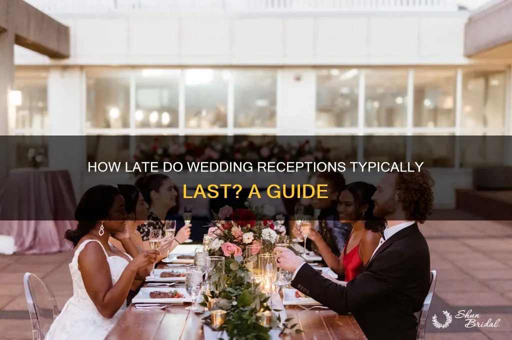 How Late Do Wedding Receptions Typically Last? A Guide | ShunBridal