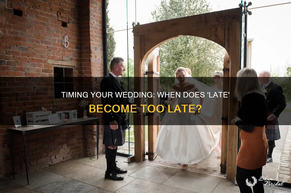 Timing Your Wedding: When Does 'Late' Become Too Late? | ShunBridal
