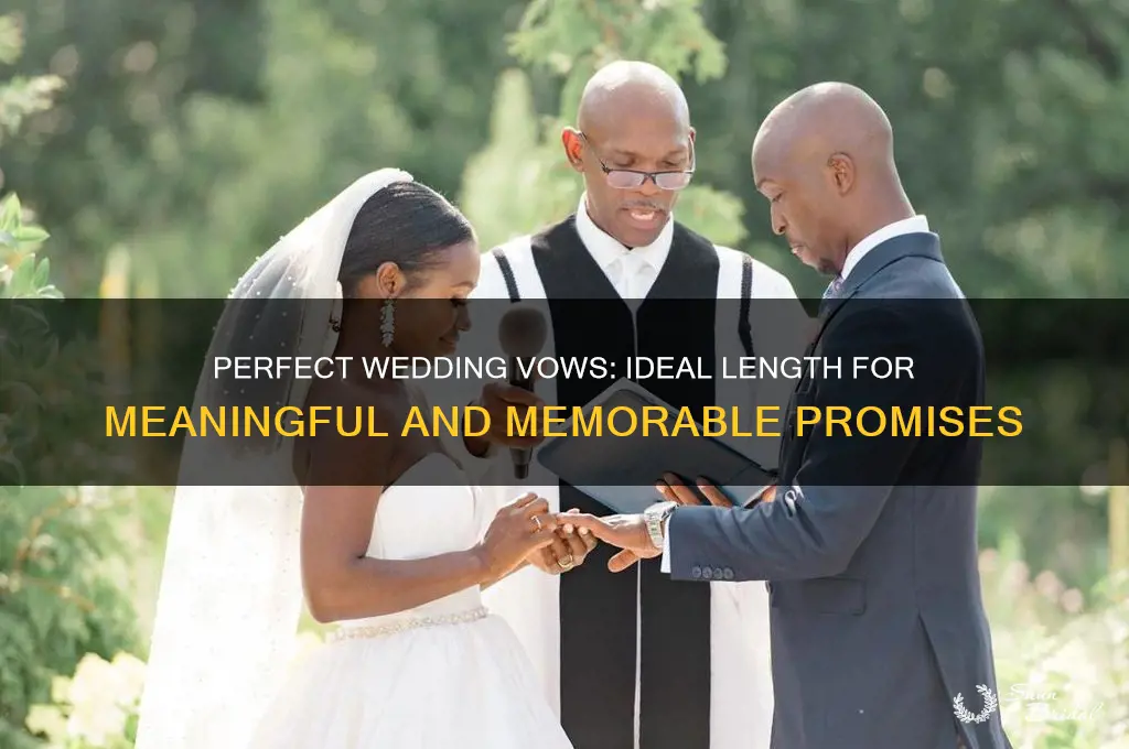 Perfect Wedding Vows: Ideal Length For Meaningful And Memorable ...