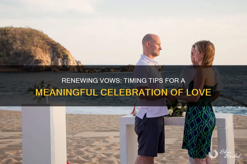 Renewing Vows: Timing Tips For A Meaningful Celebration Of Love ...