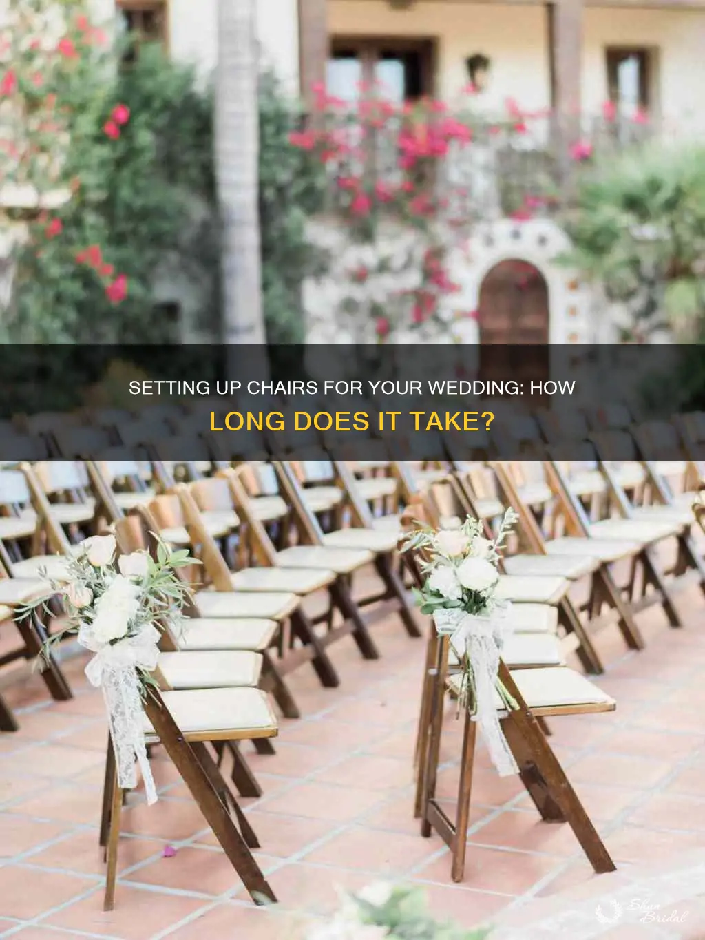 Setting Up Chairs For Your Wedding: How Long Does It Take? | ShunBridal