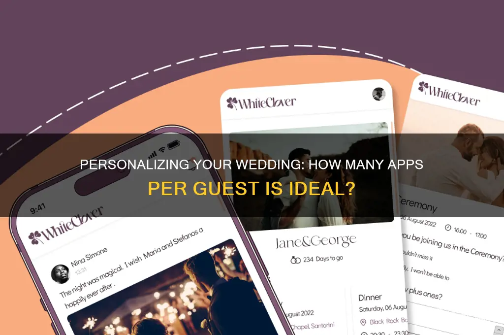 Personalizing Your Wedding: How Many Apps Per Guest Is Ideal? | ShunBridal