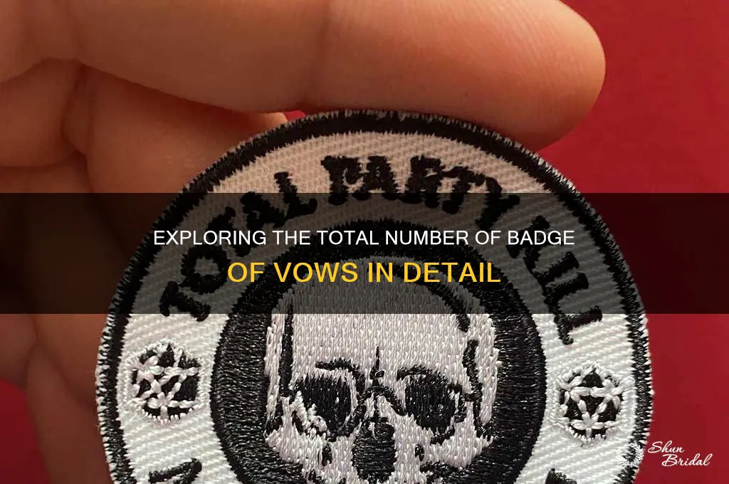 Exploring The Total Number Of Badge Of Vows In Detail | ShunBridal