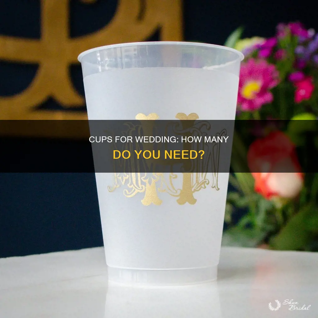 Cups For Wedding: How Many Do You Need? | ShunBridal
