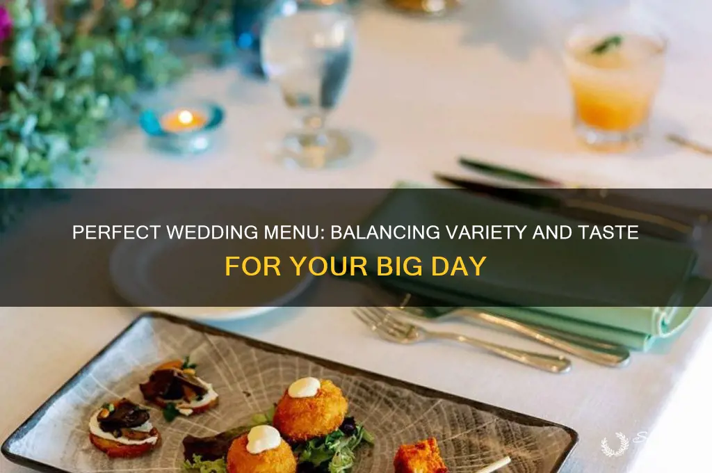 Perfect Wedding Menu: Balancing Variety And Taste For Your Big Day ...