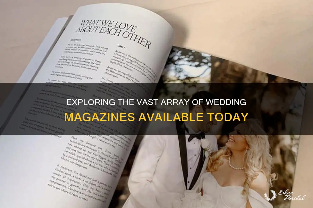 Exploring The Vast Array Of Wedding Magazines Available Today | ShunBridal